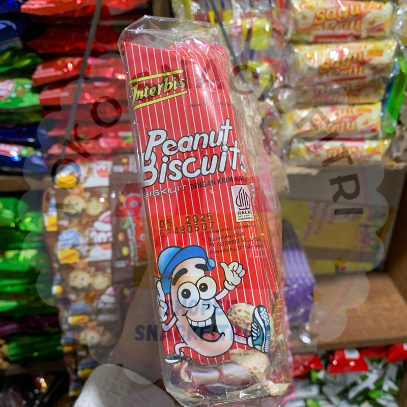 Jual BISKUIT PEANUT INTERBIS @10pcs | Shopee Indonesia