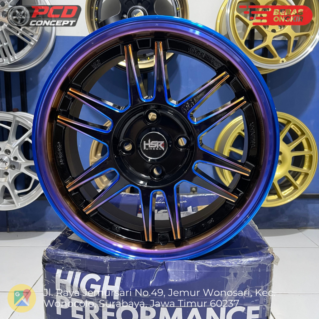 Jual VELG R15 LEBAR 6,5 ET 42 PCD 4X100 RAINBOW | VELG RACING BRIO MOBILIO CALYA SIGRA SAMLONG ...