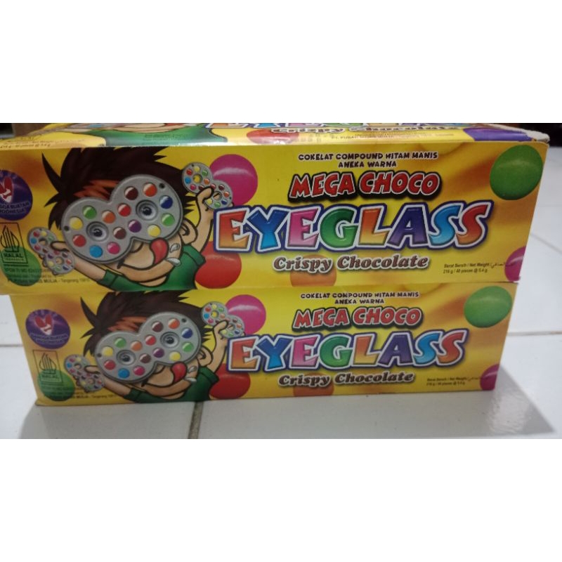 Jual Permen coklat bentuk Kacamata unik kemasan box | Shopee Indonesia