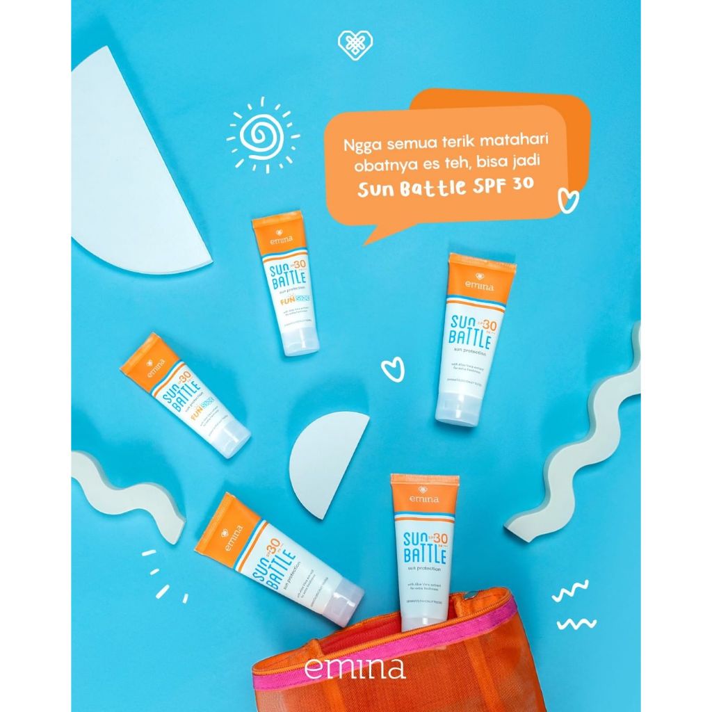 Jual Emina Mini Sun battle spf 35 PA+++ 20ml ( KEMASAN BOX ) | Shopee ...