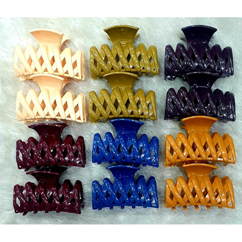 Jual JEPIT SALON RAMBUT BESAR 8CM (12pcs) | Shopee Indonesia
