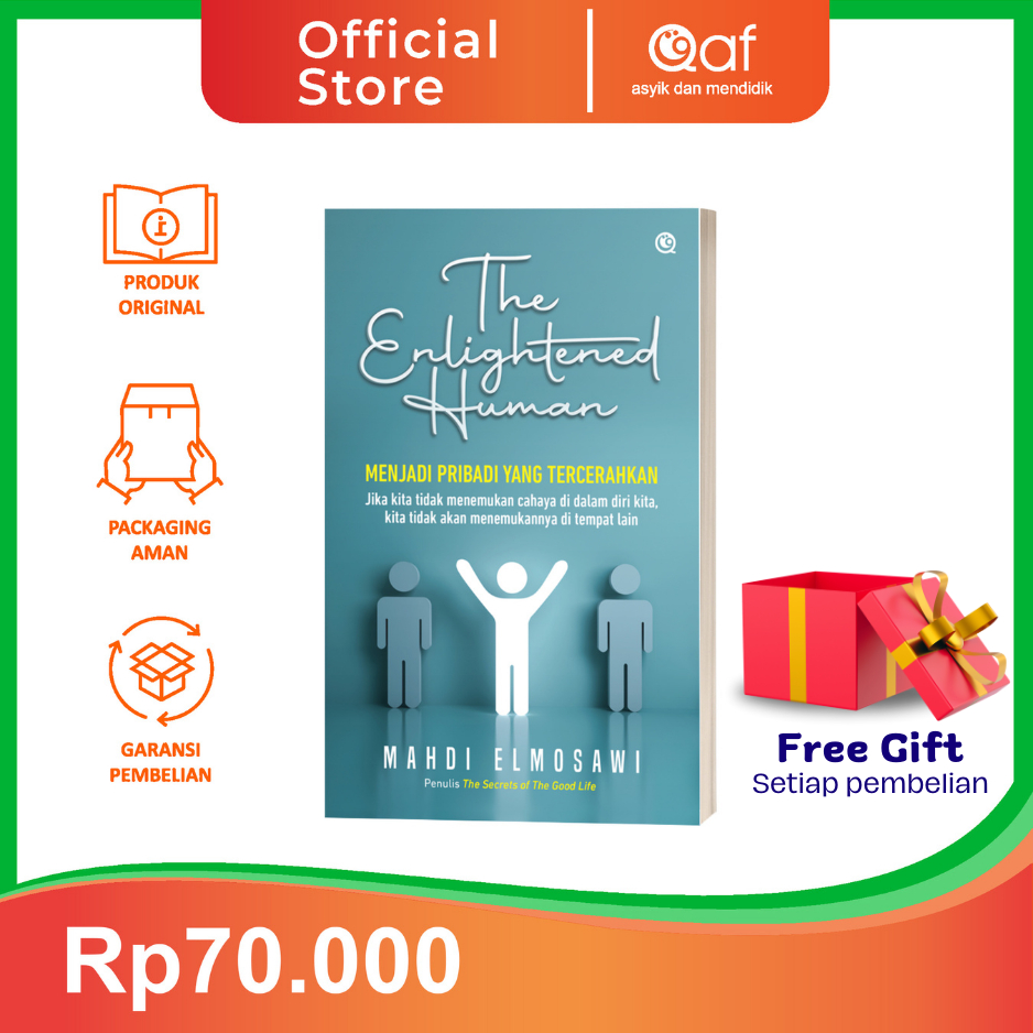 Jual Penerbit Qaf - Buku The Enlightened Human "Menjadi Pribadi yang tercerahkan" [Karya Mahdi ...