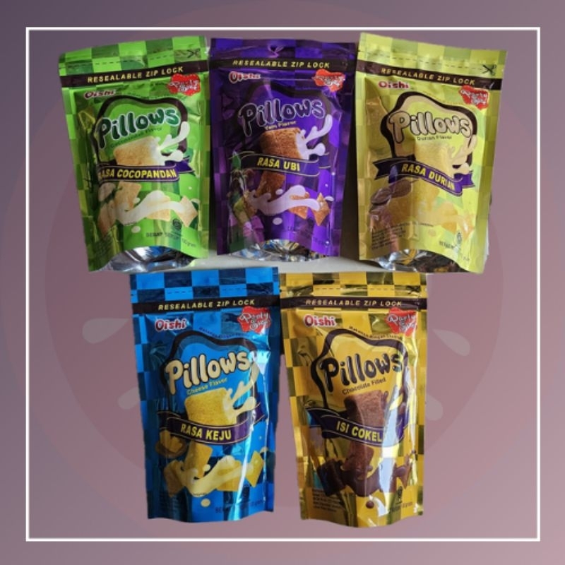 Jual Oishi Pillows 100gr | Snack Cemilan | Makanan Ringan | Shopee ...
