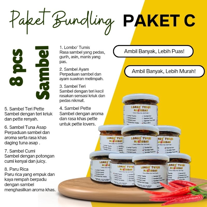 Jual Paket Bundling Murah Paket C isi 8 pcs | Shopee Indonesia