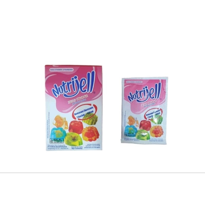 Jual NUTRIJELL PER SACHET 10 GRAM (400 ml Air) | Shopee Indonesia
