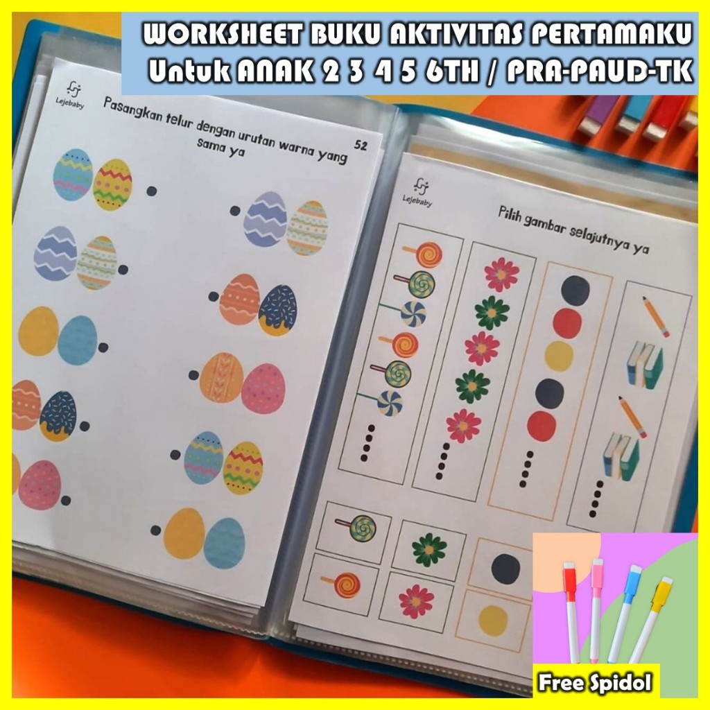 Jual WORKSHEET ANAK BUKU AKTIFITAS PERTAMA ANAK BUKU EDUKASI ANAK ...