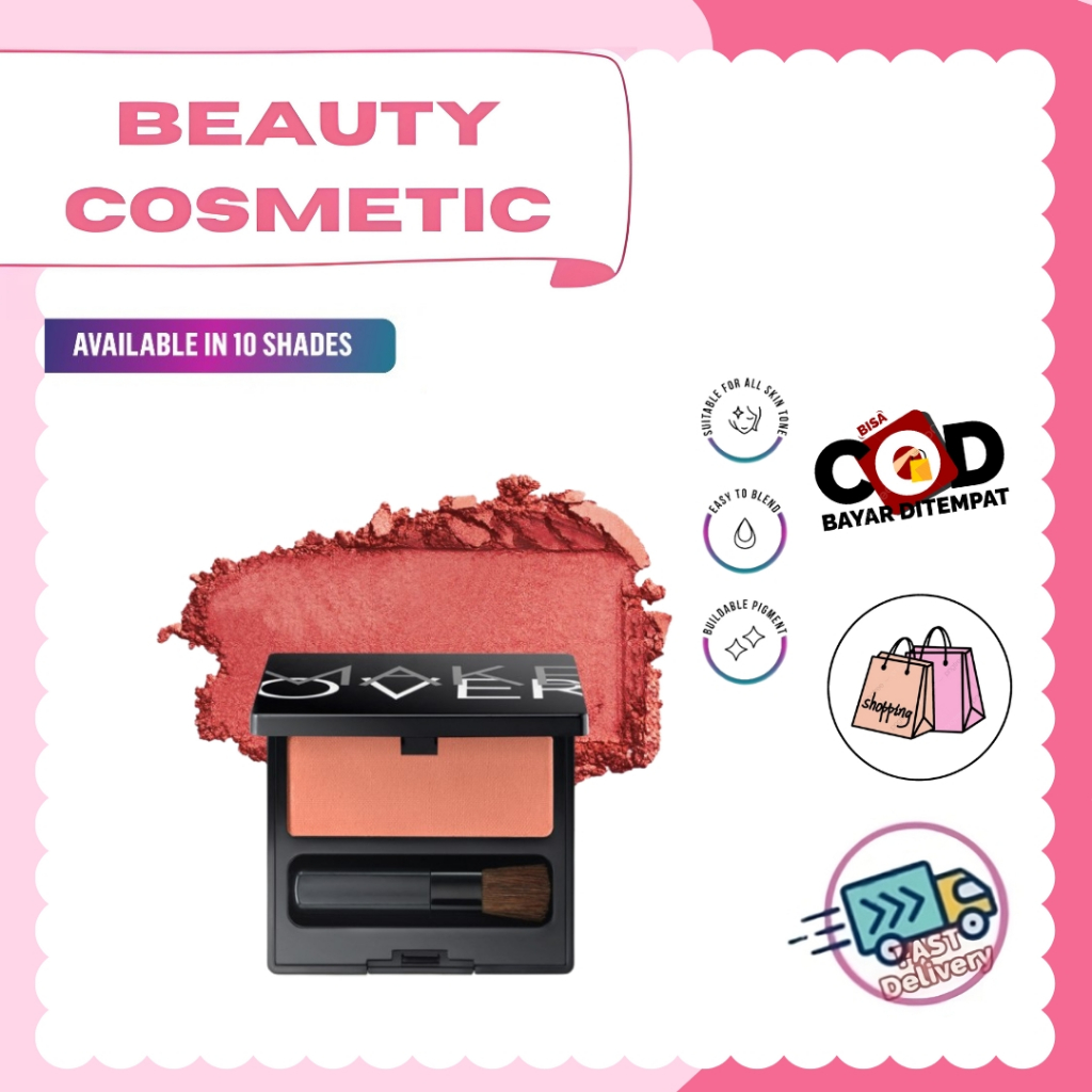 Jual Make Over Blush On Single 6gr | Shopee Indonesia