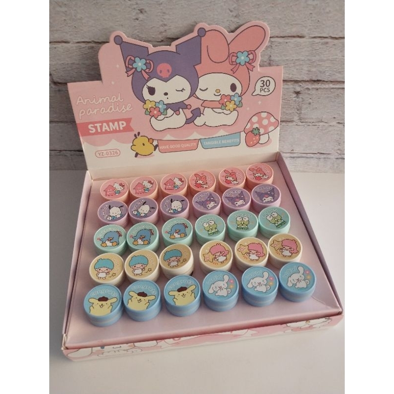 Jual Stampel Sanrio/Stamp Sanrio/Cap Sanrio/Stampel Reward Anak/Stampel ...
