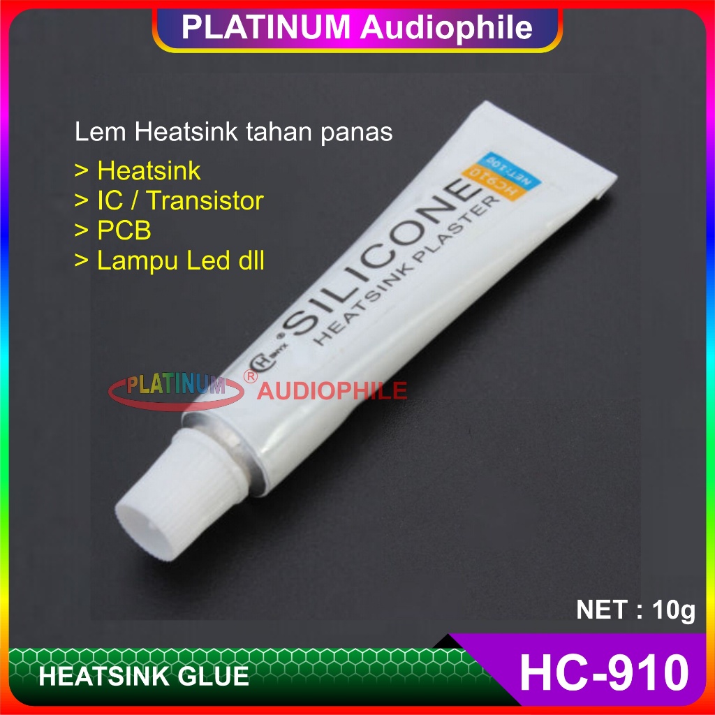Jual Lem Heatsing Tahan Panas Silikon Heatsink Plaster Glue HC-910 ...