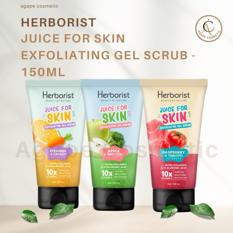 Jual Herborist Juice For Skin Exfoliating Gel Scrub - 150ml (Per pc) | Shopee Indonesia
