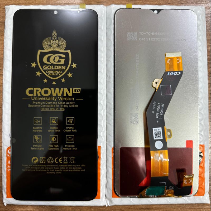 Jual LCD TS FULLSET INFINIX SMART 7/POP 7 PRO BF7 X6515/X6516/SPARK 10 ...