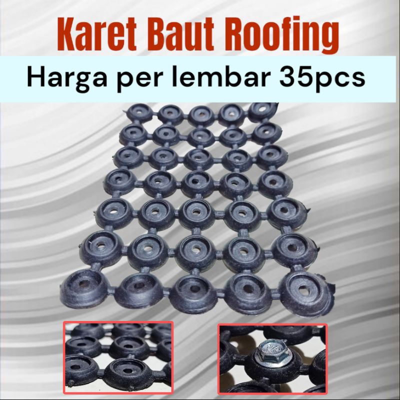 Jual Karet Baut Drilling / Seal Baut Roofing Anti Bocor Harga per ...
