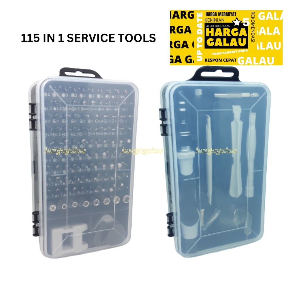 Jual PROMO MENARIK 115 in 1 service tool mini Obeng Hp full set ...