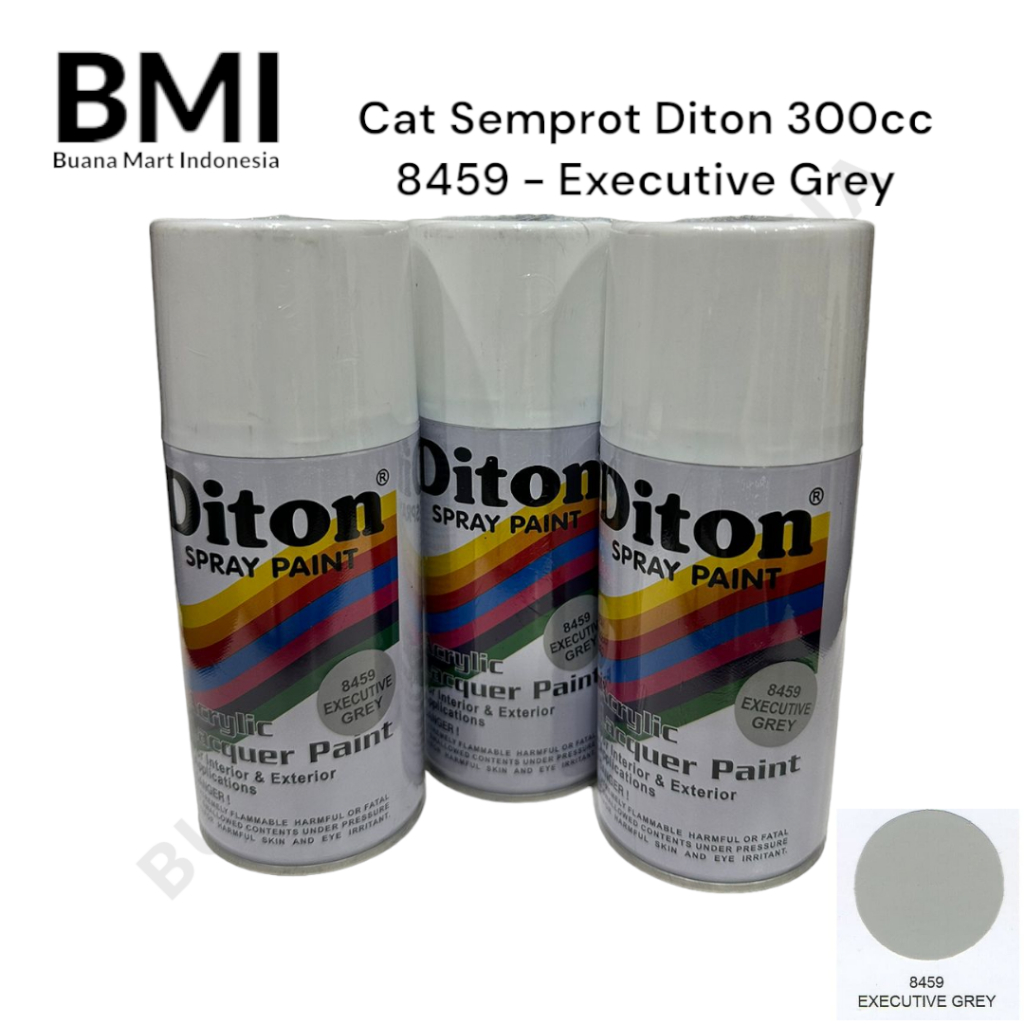 Jual Pilox DITON 300cc | 8459 Executive Grey 300ml | Pilok Cat Semprot ...