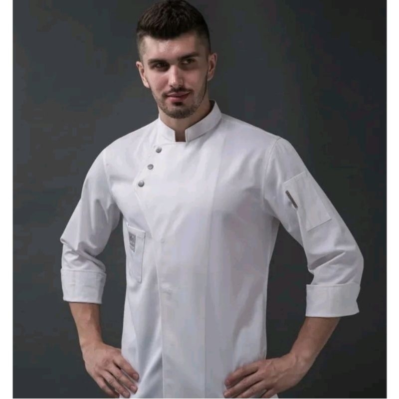 Jual baju kemeja koki shef/kemeja pekerja resto kualitas premium ...