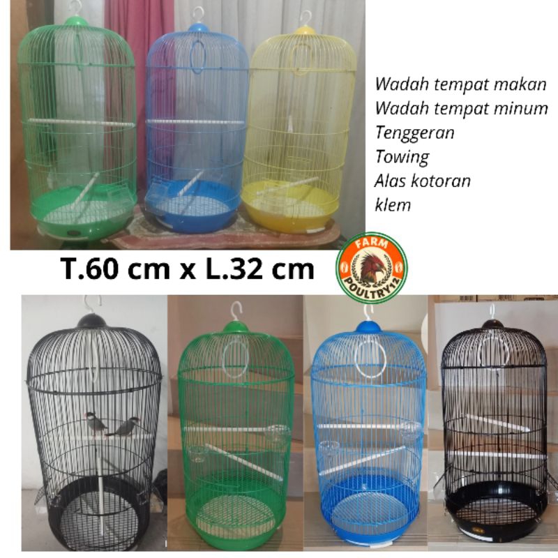 Jual A309DB SANGKAR BESI IMPORT SANGKAR BURUNG LOVEBIRD SANGKAR BURUNG ...
