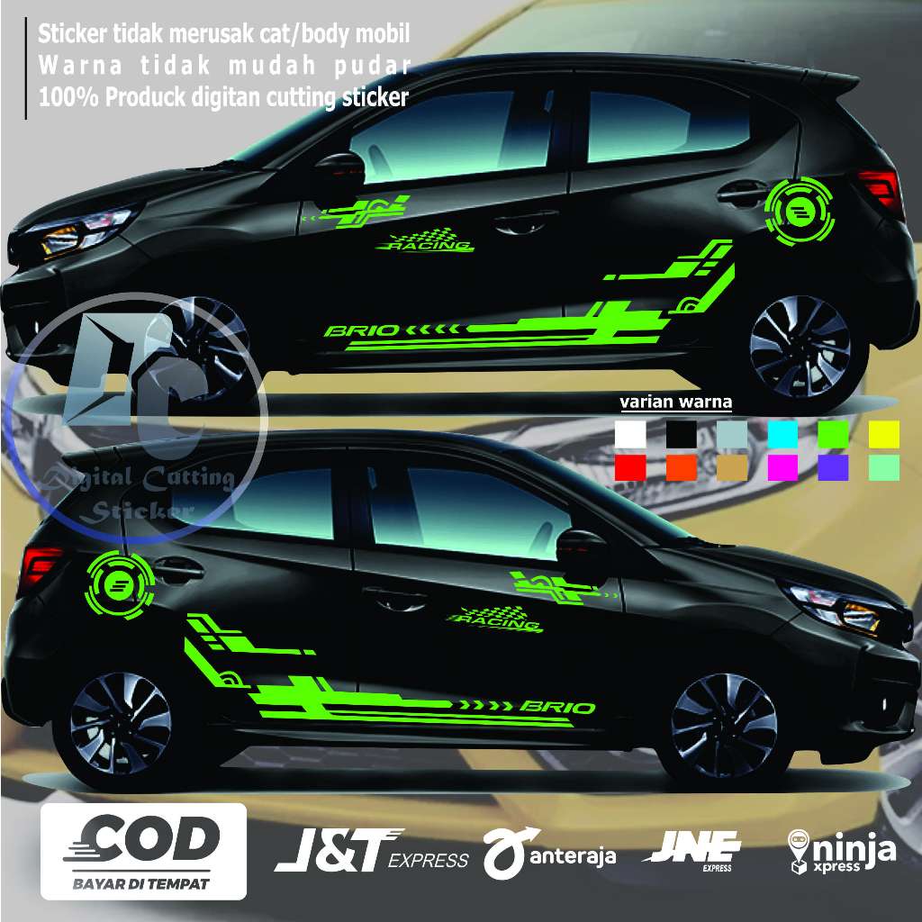 Jual STICKER MOBIL BRIO STICKER CUTTING HONDA BRIO MINIMALIS | Shopee ...