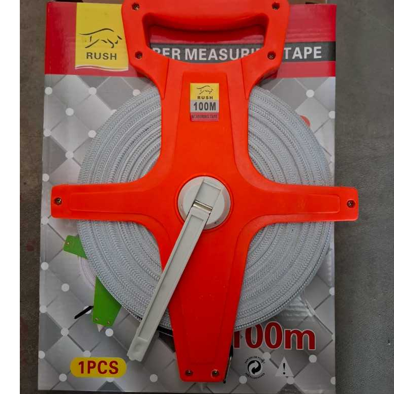 Jual Meteran Tancap 100 Meter / Meteran Roll Gulungan 100M | Shopee ...