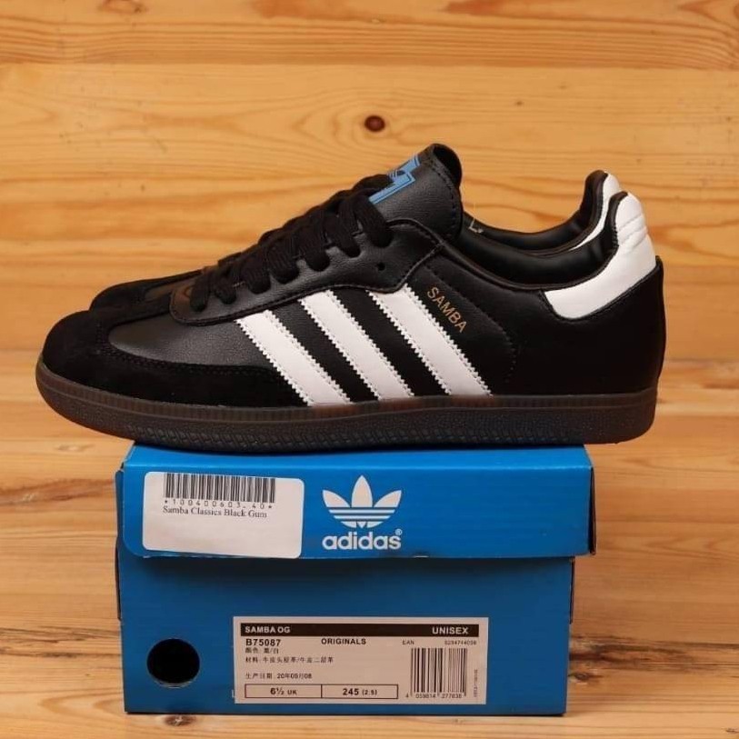 Jual Sepatu Samba OG Classic Black Whte Gum Original 100% Grade BNIB ...