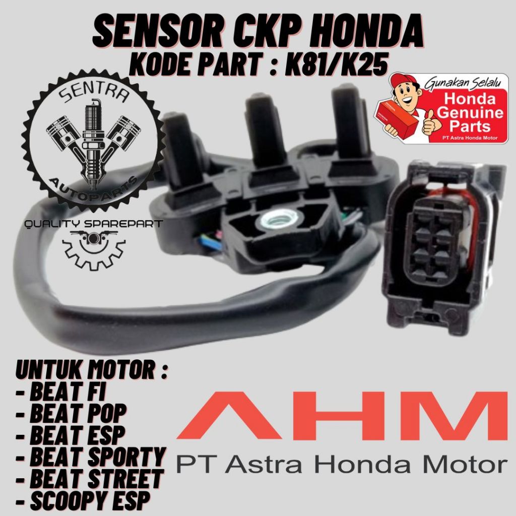 Jual Original AHM Sensor CKP Kaki 3 Honda Scoopy ESP Beat FI Pop Sporty ...