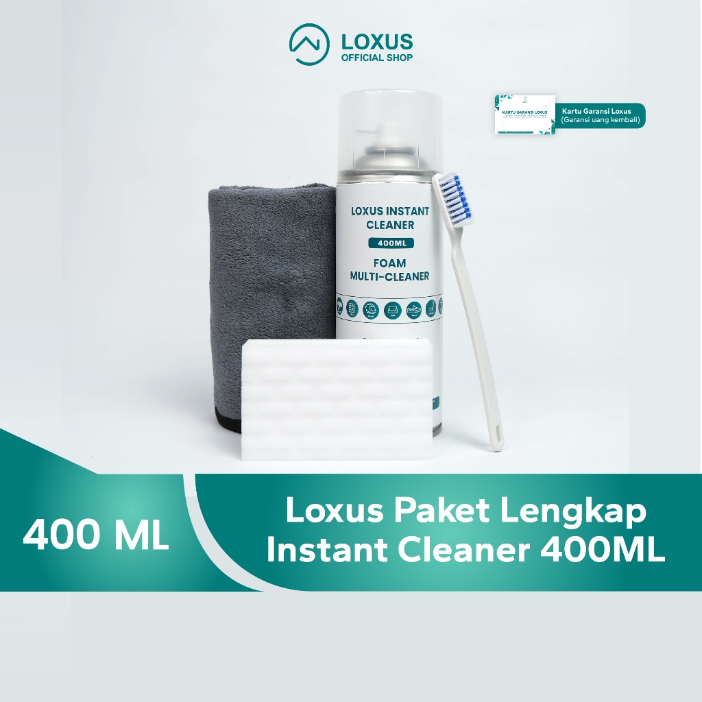 Jual Loxus Paket Lengkap Instant Cleaner 400ml | Shopee Indonesia