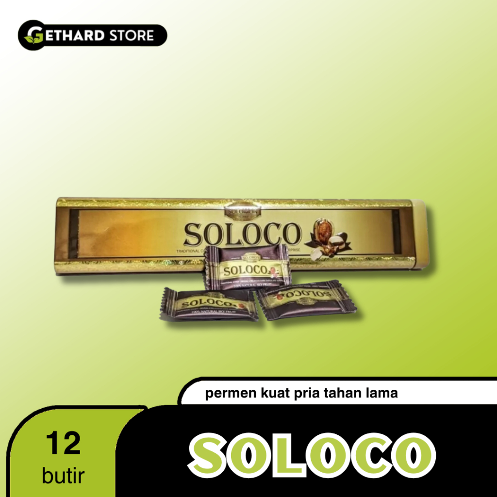 Jual SOLOCO Original 100% Permen Candy Ori Penambah Stamina Pria 12 Pcs ...