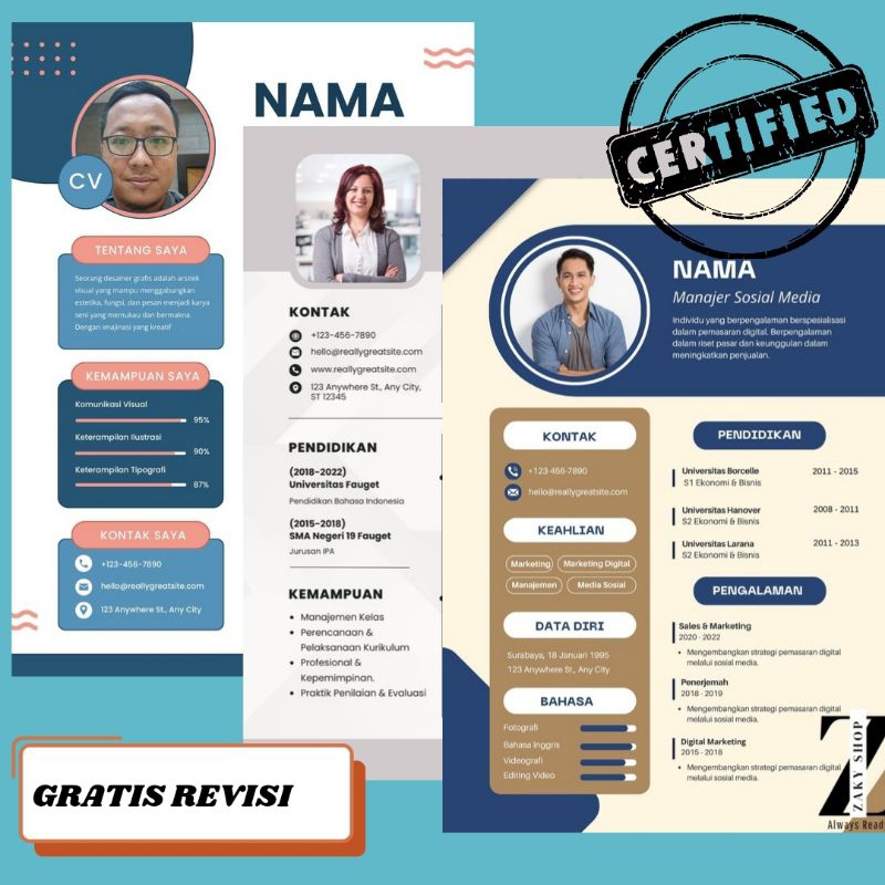 Jual JASA MEMBUAT CV, SURAT LAMARAN, HAPUS BACKGROUND, GABUNG FILE DLL ...