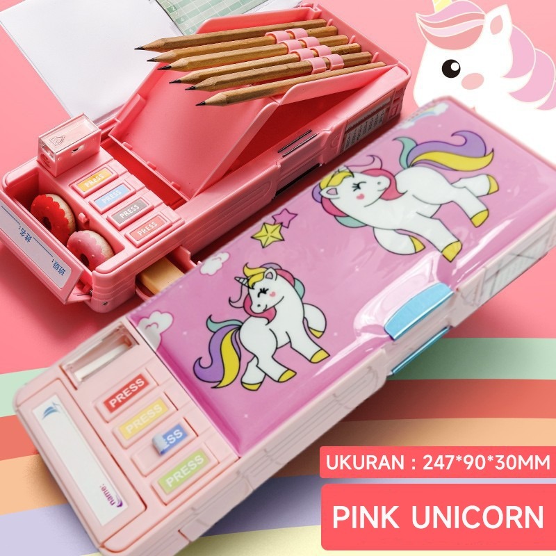 Jual Matougui Kotak Pensil Multifungsi Lengkap Peruncing Gunting ...