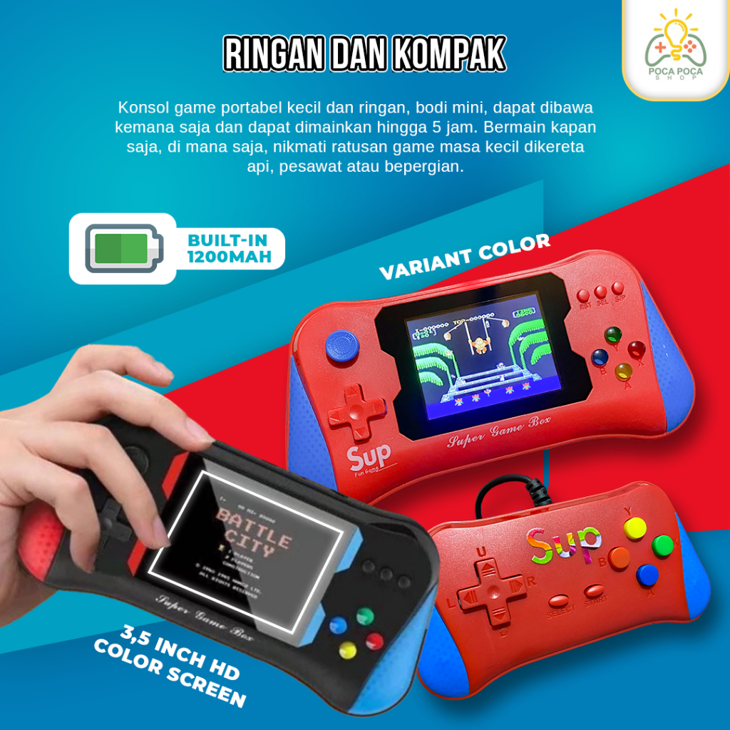 Jual Gameboy X7M Layar Lebar 3.0" Versi Terbaru Game Paling Update ...