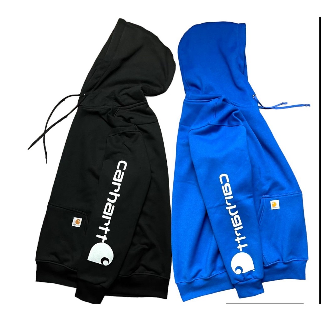 Jual Hoodie Carhartt Hitam Dan Biru Thrift | Shopee Indonesia