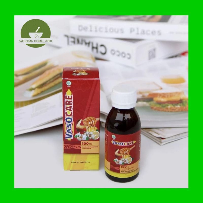 Jual Vasocare 100ml (Obat Kolesterol, Asam Urat, Darah Tinggi, Cegah ...