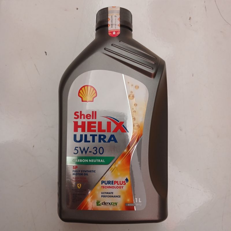 Jual Shell Helix HX Ultra 5w 30 Carbon Neutral Fully Synthetic Pure ...