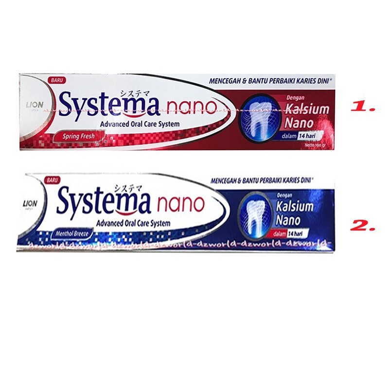 Jual Pasta Gigi Odol / Tooth Paste / Perawatan Mulut Systema Nano ...