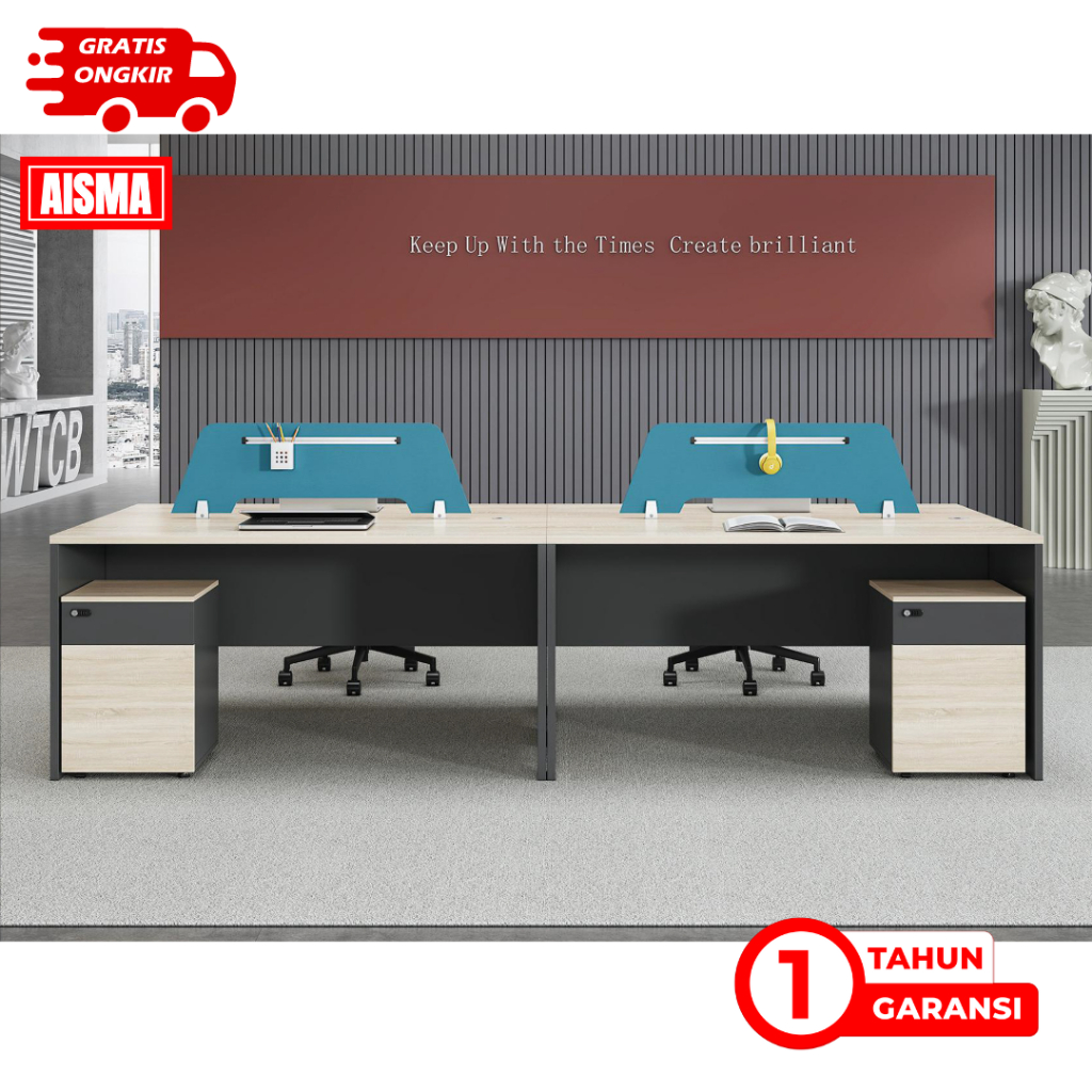 Jual AISMA Meja Kantor Modern MZ315 / Office Desk / Meja Kerja ...