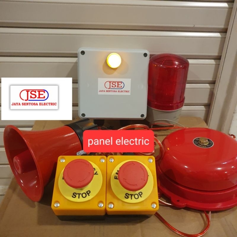 Jual Sirine Bahaya peringatan waring Round bell&Toa Emergency 2 fitur ...