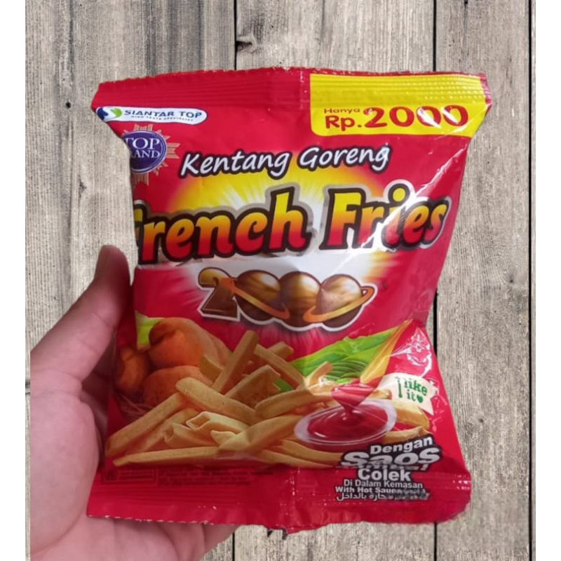 Jual SNACK KENTANG GORENG French Fries 2000 RENCENGAN ISI 10 PCS ...