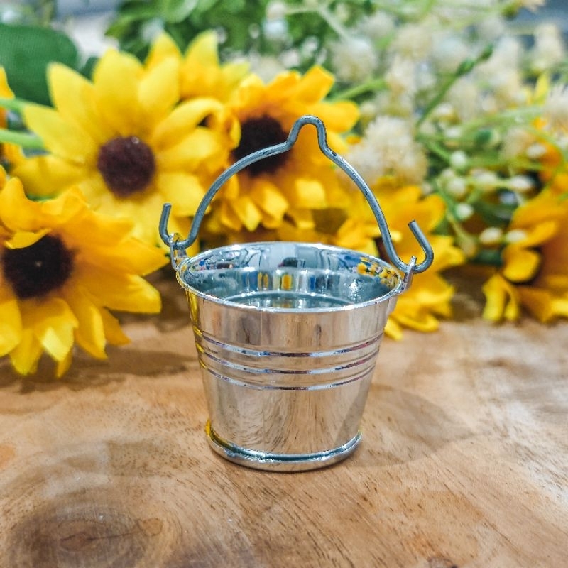 Jual MINIATUR 1:12 EMBER BESI (3.1 x 3.1 x 2.5 cm) BUCKET NENDOROID ...