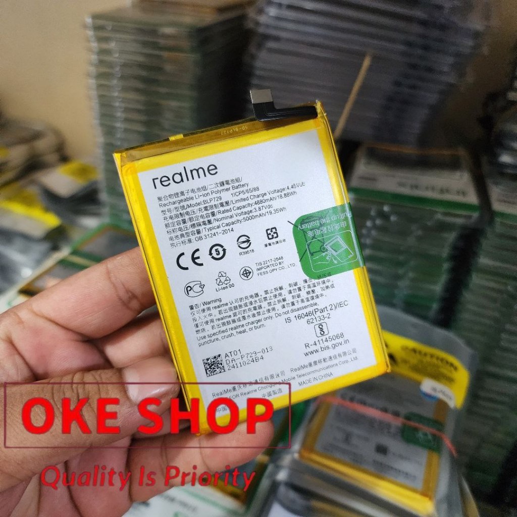 Jual Baterai Batre REALME 5i RMX2030,RMX2032 BLP729 Original Batrei ...