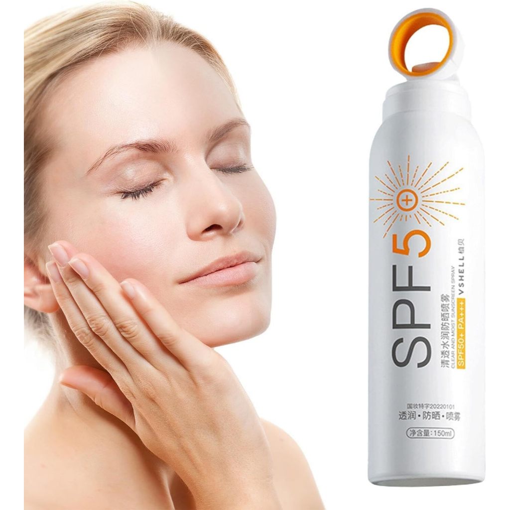 Jual Vshell Sunscreen spray spf 50 Sun screen 150ML | Shopee Indonesia