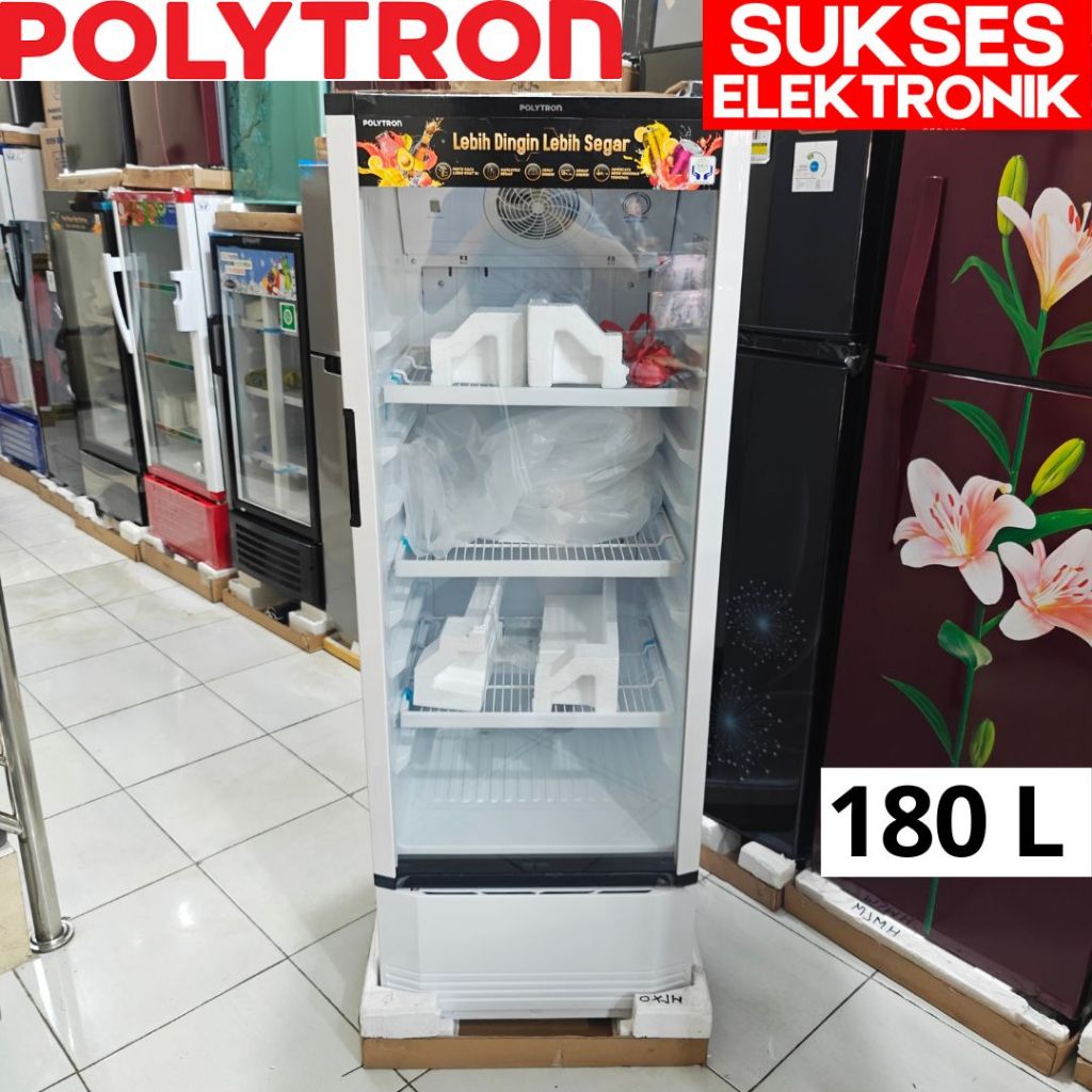 Jual SHOWCASE POLYTRON 4 RAK 230 L SCN-220 / KULKAS PENDINGIN MINUMAN ...