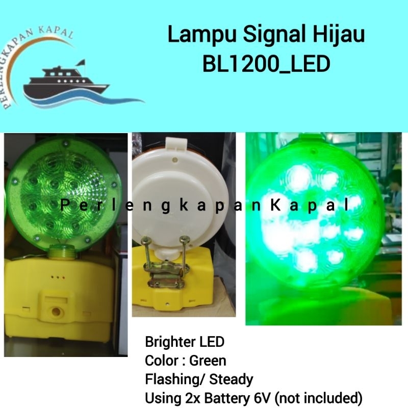 Jual Lampu Signal Hijau LED brighter/ Lampu marka jalan hijau/ lampu ...