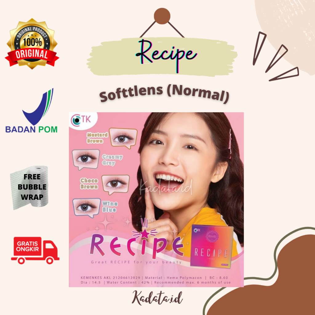 Jual SOFTLENS RECIPE ( NORMAL) | SOFLENS 14,5 MM | Shopee Indonesia