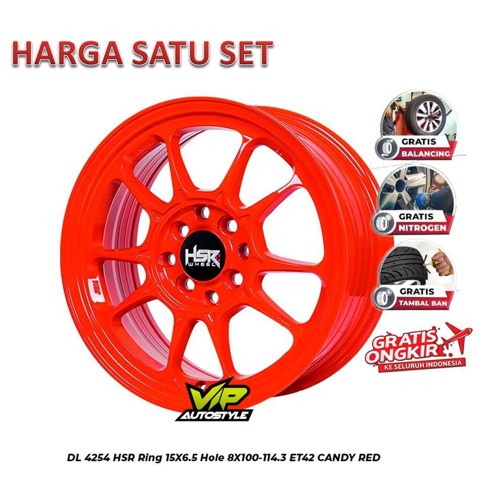 Jual Velg R15 avanza xenia Mirage Ignis Swift Yaris Confero Ring 15 HSR ...