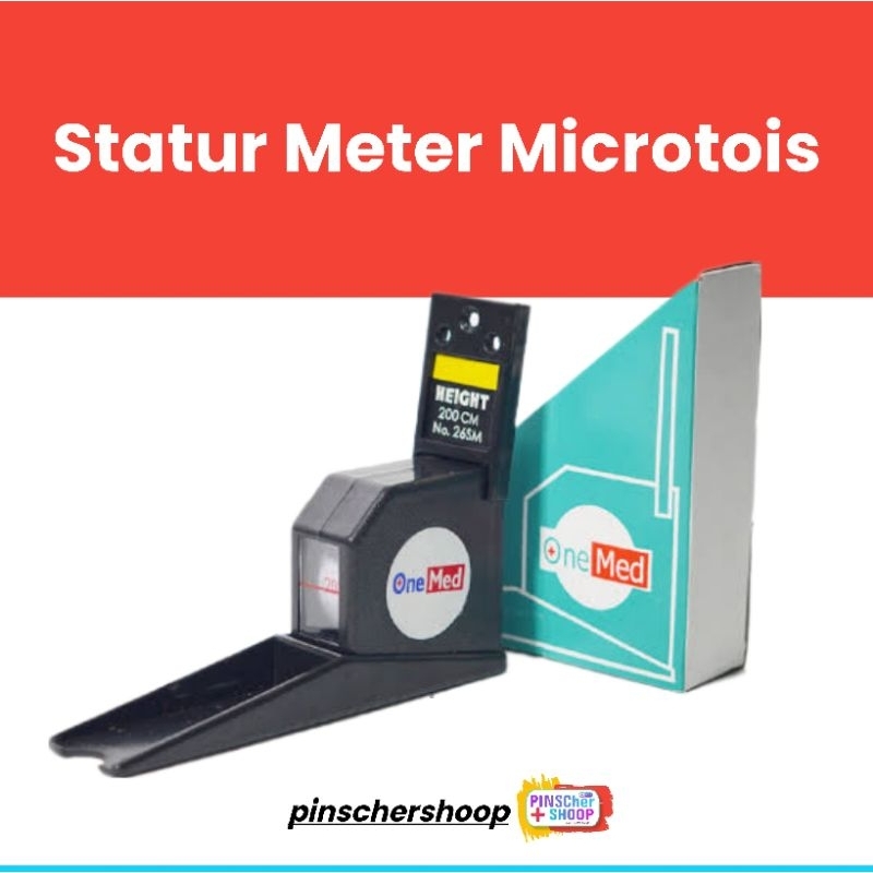Jual Stature Meter Onemed 2 Meter Pengukur Tinggi Badan Meteran ...