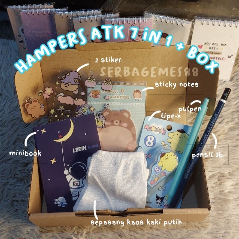 Jual serbagemes88 - SET ALAT TULIS 7 IN 1 LENGKAP / GIFT HAMPERS KADO ...