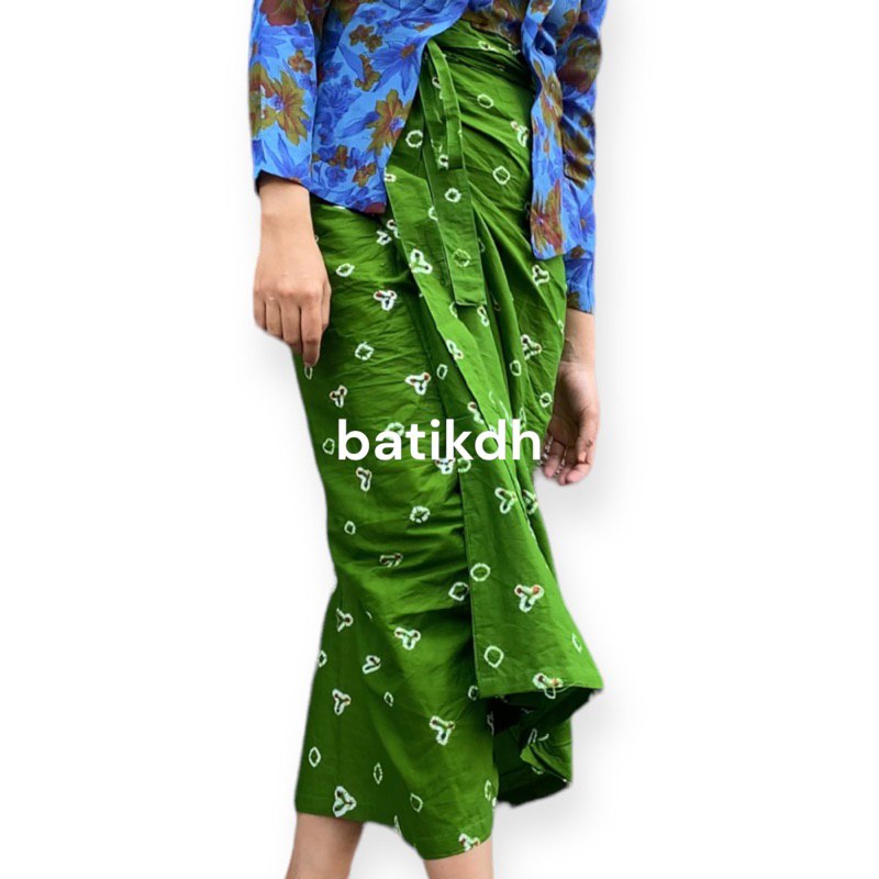Jual Rok Lilit Ikat Wanita Batik Cap Handmade Premium Solo Warna Merah ...