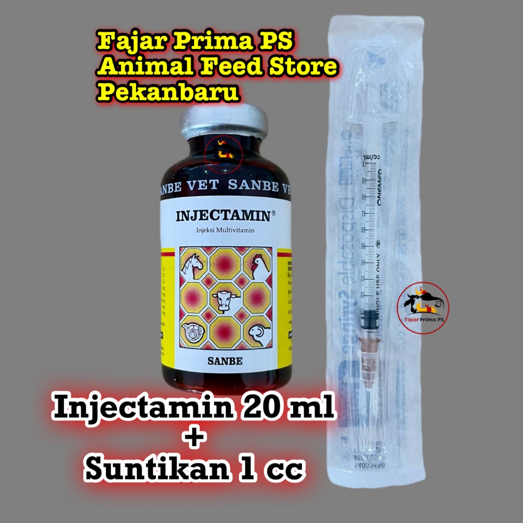 Jual Injectamin 20 ml Multivitamin Injeksi Hewan Ternak | Shopee Indonesia