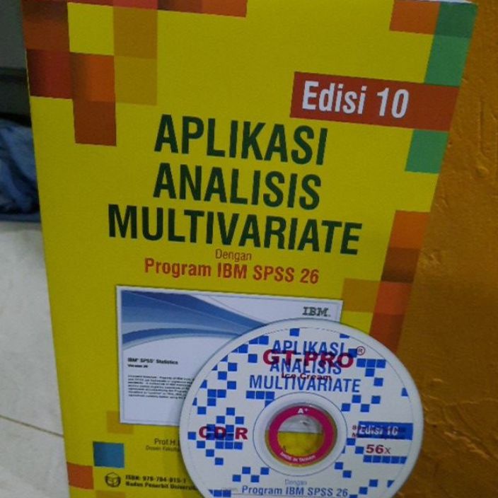 Jual Sale Aplikasi Analisis Multivariate dengan Program IBM SPSS 26 Edisi 1 By Imam Ghozali ...