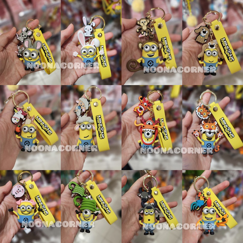 Jual Miniso x Minions ‼️ Keychain / Gantungan Kunci Karakter Minion 12 ...