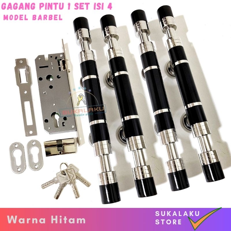 Jual (4biji) handel pintu rumah model barbel panjang 35cm 45cm 60cm dan ...